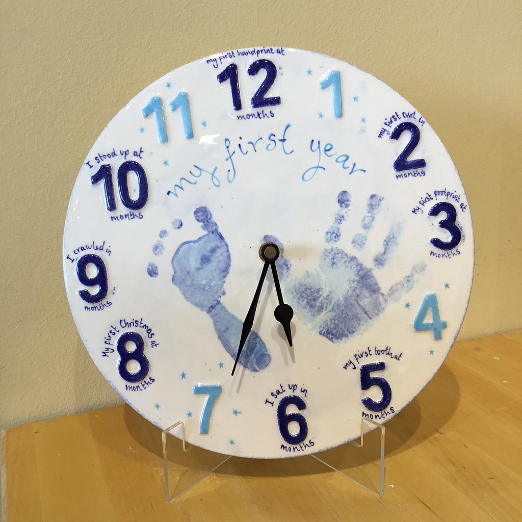 handprint clock